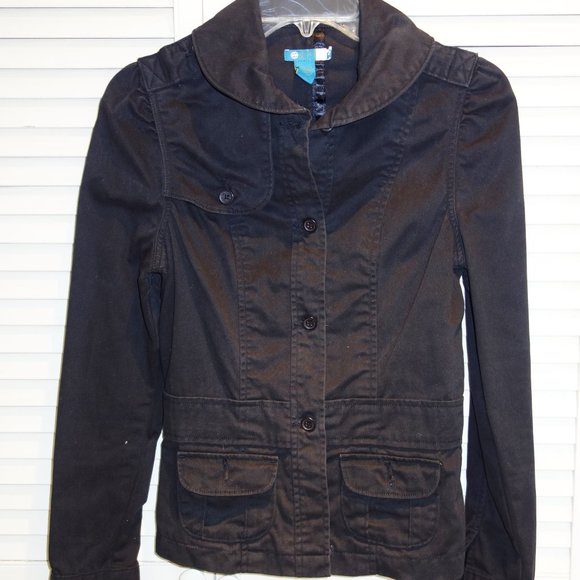 split | Jackets & Coats | Split Black 0 Cotton Xs Jacket | Poshmark
